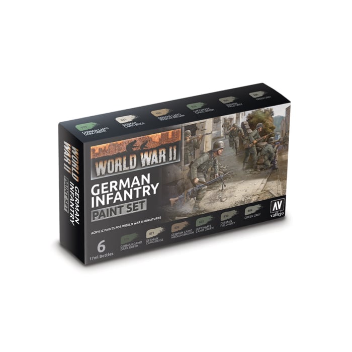 WWII German Infantry Paint Set