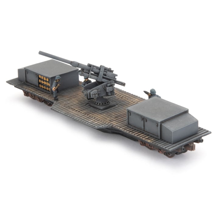 10.5cm FlaK Railway Car