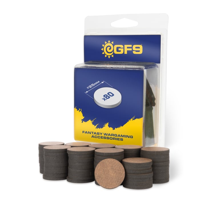 Round 25mm MDF Bases