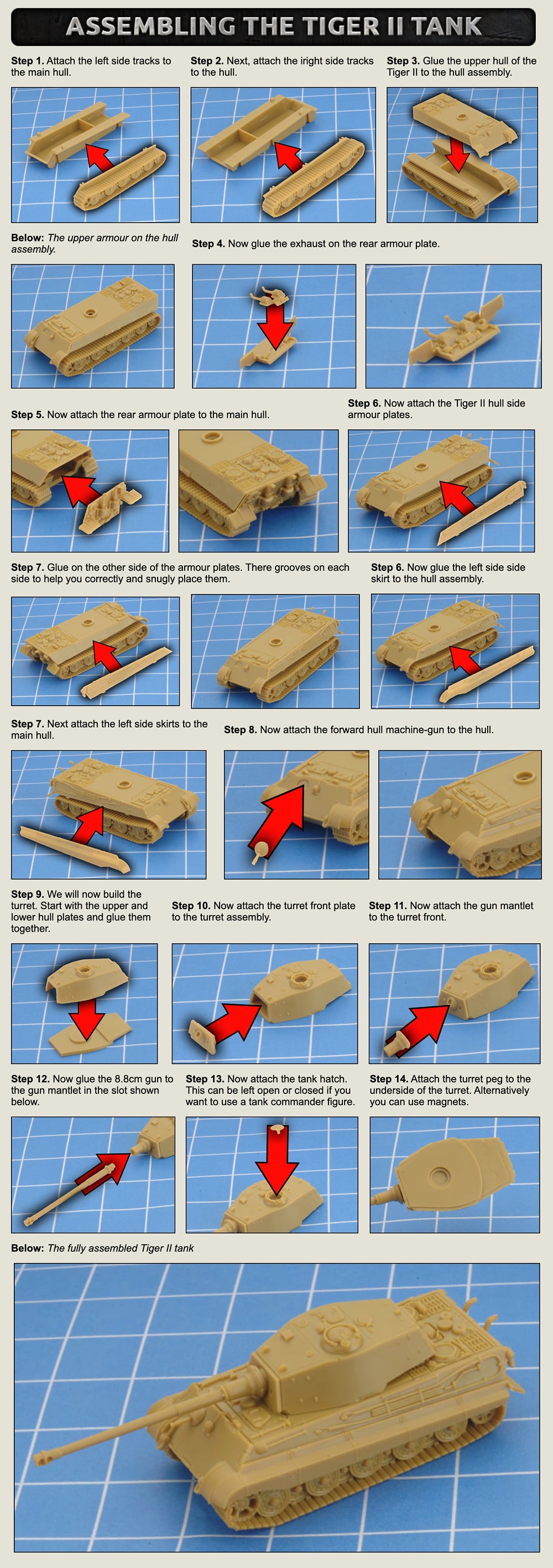 Tiger II (8.8cm) Tank Platoon