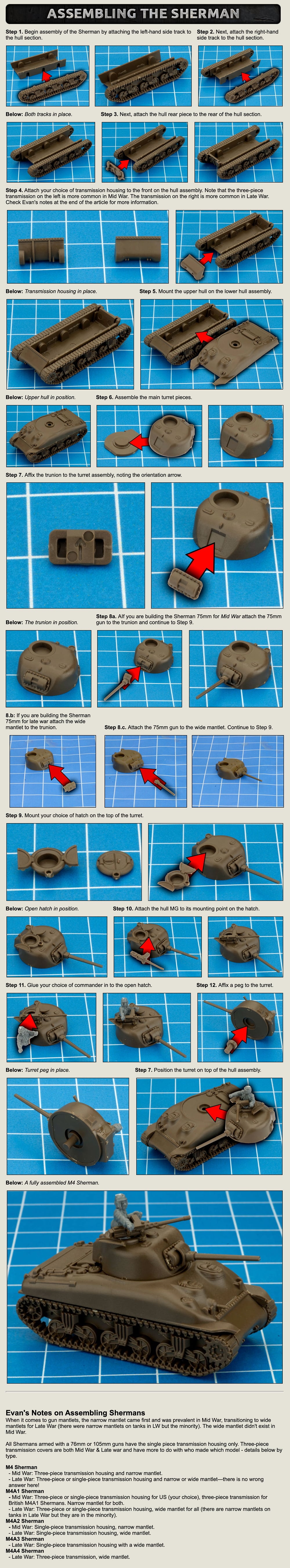 M4 Sherman Tank Platoon